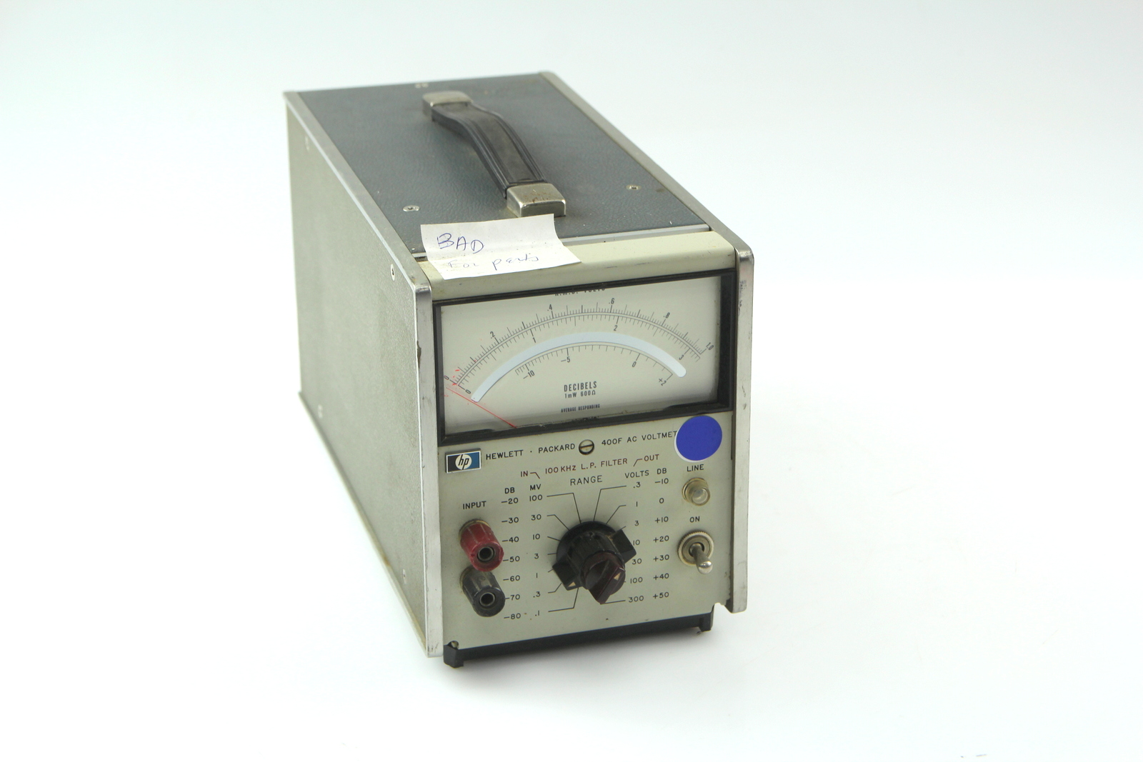 HP HEWLETT PACKARD 400F AC VOLTMETER | eBay