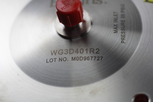 ENTEGRIS WG3D401R2, 35 PSIG Max Inlet Pressure, Chambergard Diffuser ...